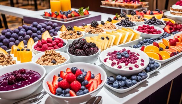 Hotel Breakfast Buffet Star: Exotic Acai Yogurt Parfaits
